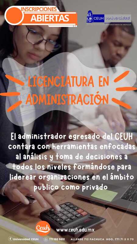 ADMINISTRACION - UNIVERSIDAD CEUH